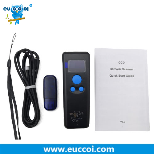 1D-M8C CCD Bluetooth & 2.4G Wireless Barcode Reader